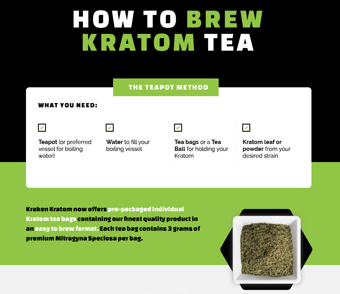 Warm Up This Winter With A Cup Of Kratom Tea